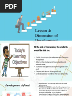 NSTP 2 - Lesson 4 - Dimensions of Development | PDF | Environmental ...