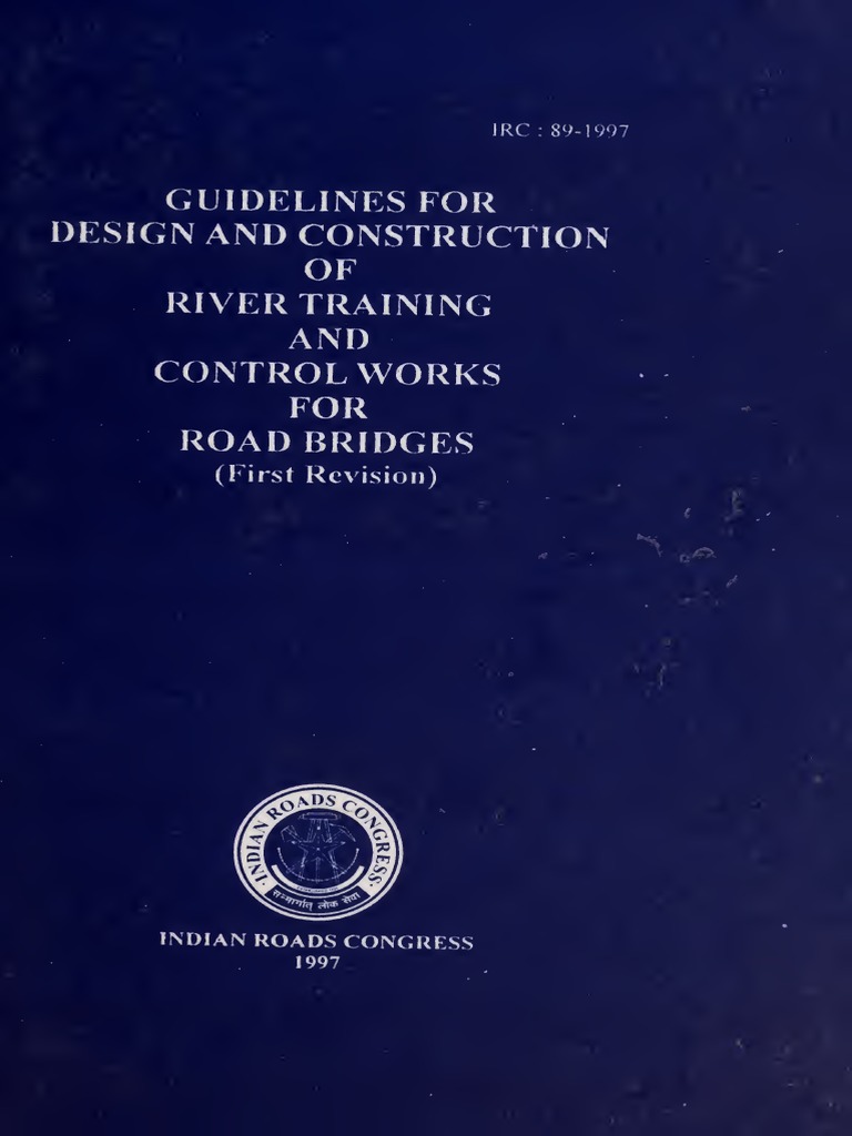 Guidelines for River Training Works | PDF | River | Flood