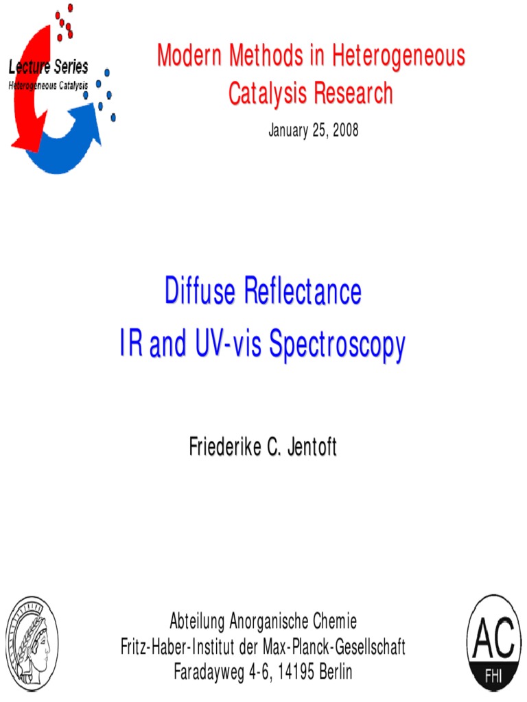 Diffuse Reflectance IR and UV - Vis Spectros | PDF | Infrared ...