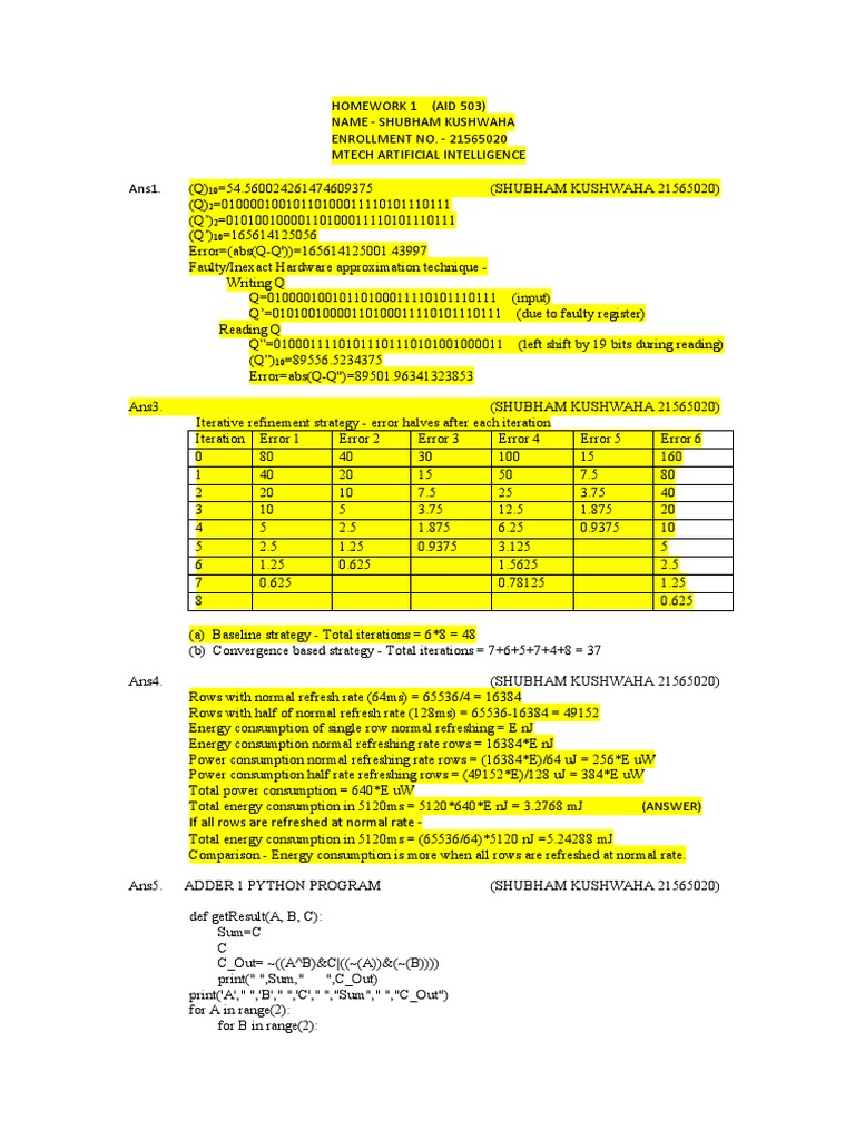HW1 | PDF | Algorithms And Data Structures | Computer Programming