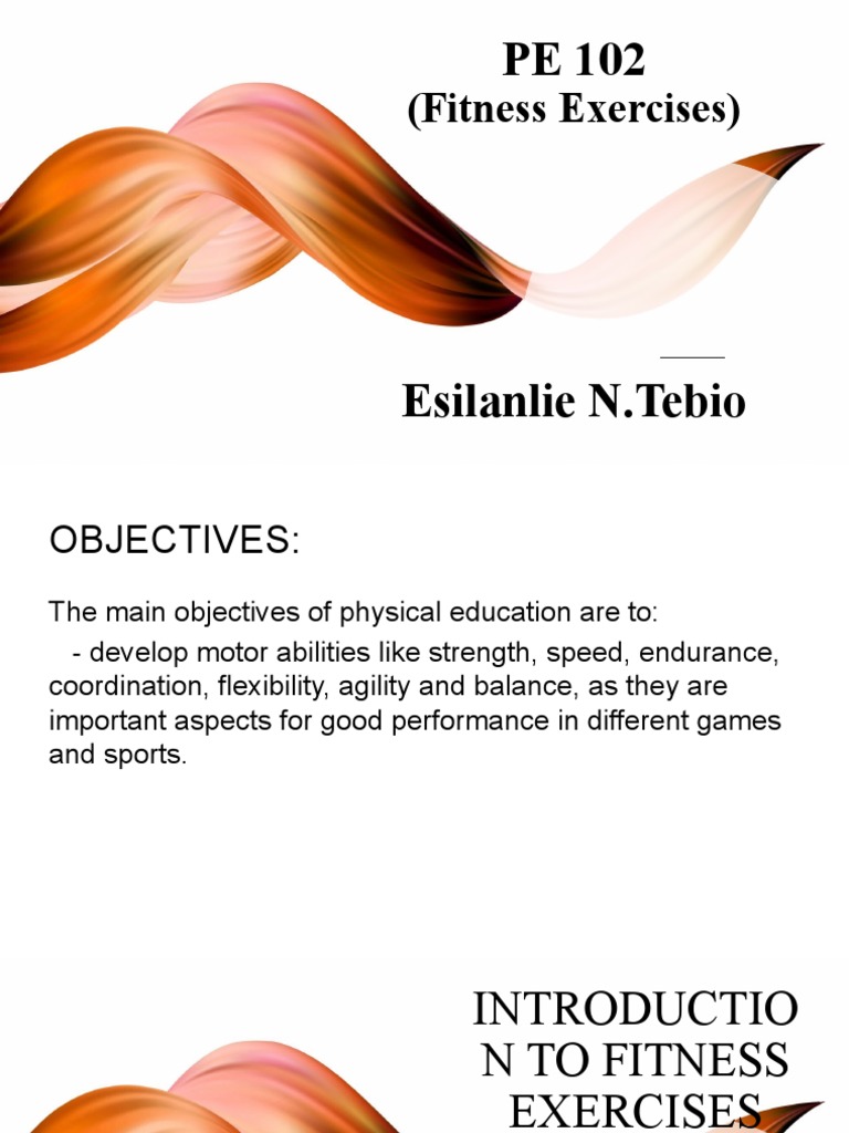 Introduction To Fitness Exercises Lesson 1 | Download Free PDF ...