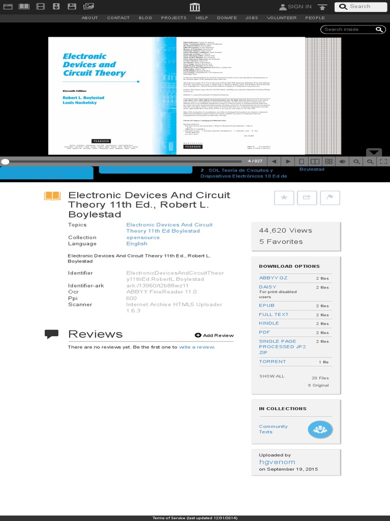 Electronic Devices and Circuit Theory 11th Ed., Robert L. Boylestad ...