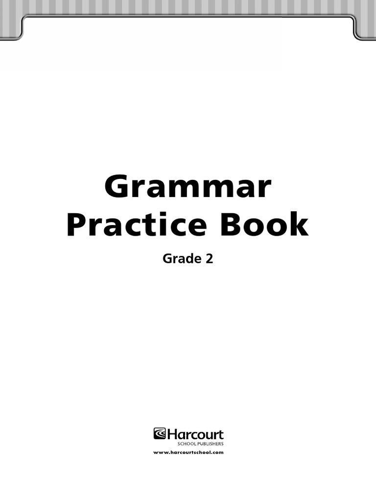 Grammar Practice Book: Grade 2 | PDF | Grammatical Number | Noun