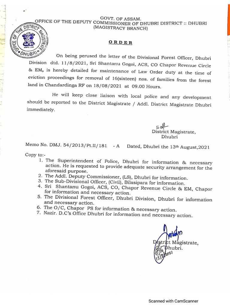 Order of Magistrate Detailment | PDF