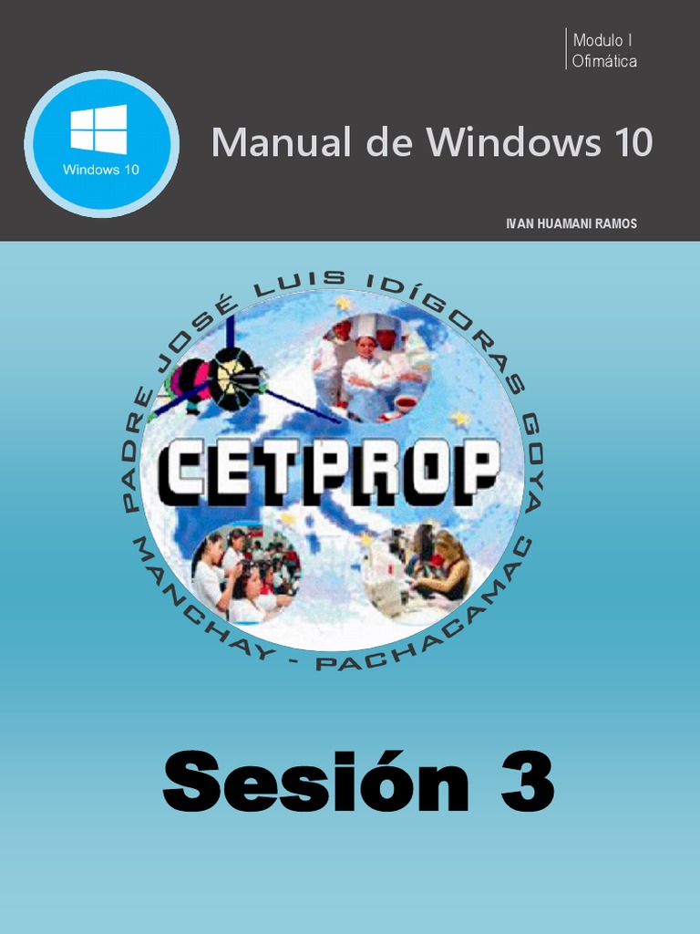 Sesión 03 - Manual de Windows 10 | PDF | Microsoft Office | Microsoft ...