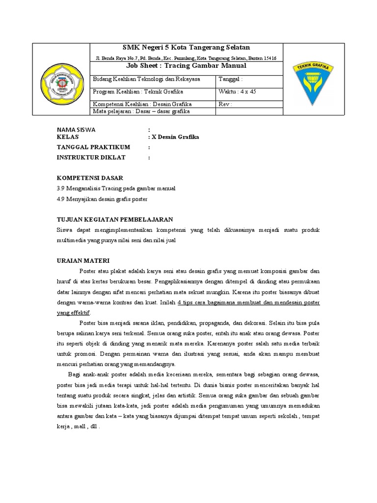 Memahami Unsur-Unsur Dasar Dalam Membuat Poster | PDF