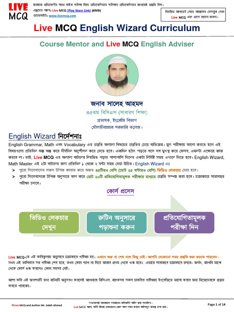 English Wizard Most Important Words by Live MCQ | PDF