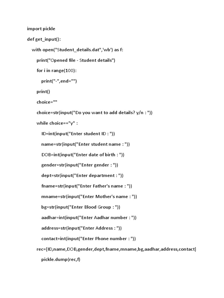 Computer Project Work Word File | PDF | Computing | Computer Science