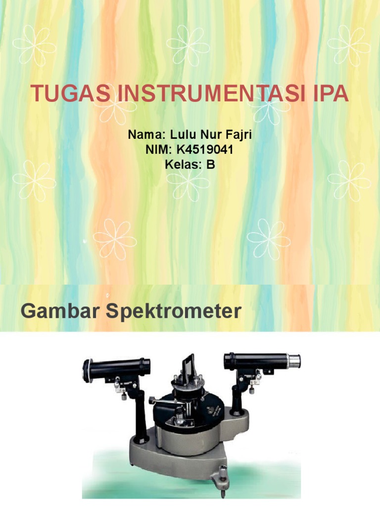 SPEKTROMETER | PDF