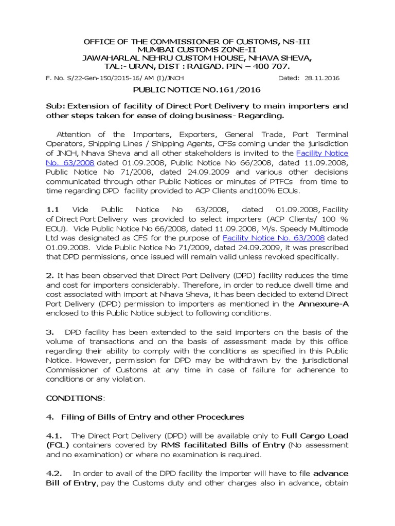 Steps in Container Movement | PDF | Customs | Cargo