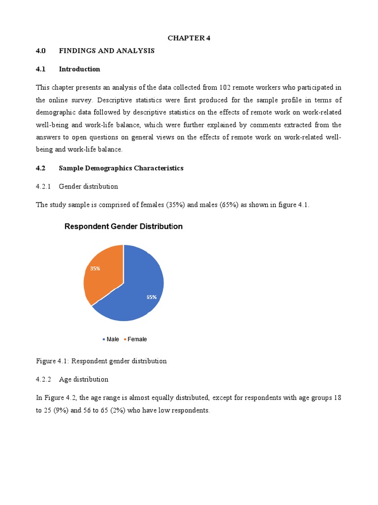 Chapter 4 - Finding Analysis | PDF | Telecommuting | Internet