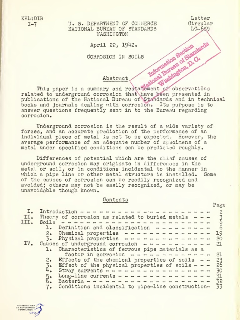 Govpub C13 | PDF | Corrosion | Electrochemistry