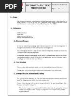 Hydrotest Chart PDF | PDF