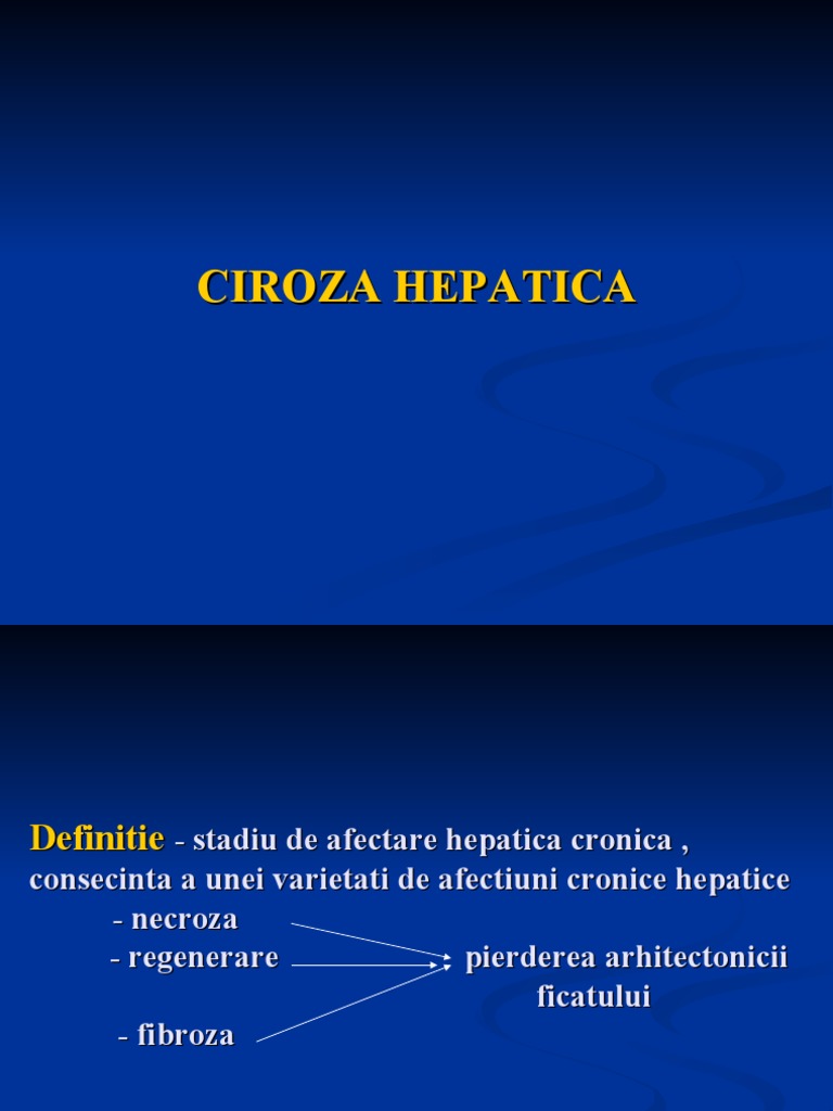 Ciroza Hepatica 1 | PDF