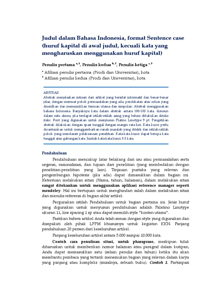 Template Book Chapter | PDF