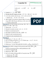 Math 2AC - Semestre 2 Devoir 1 Modèle 1 - AlloSchool | PDF ...
