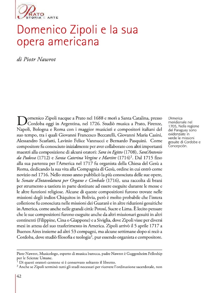 Domenico Zipoli | PDF