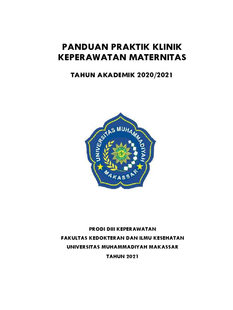 Buku Panduan PKK Kep Maternitas 2021 | PDF