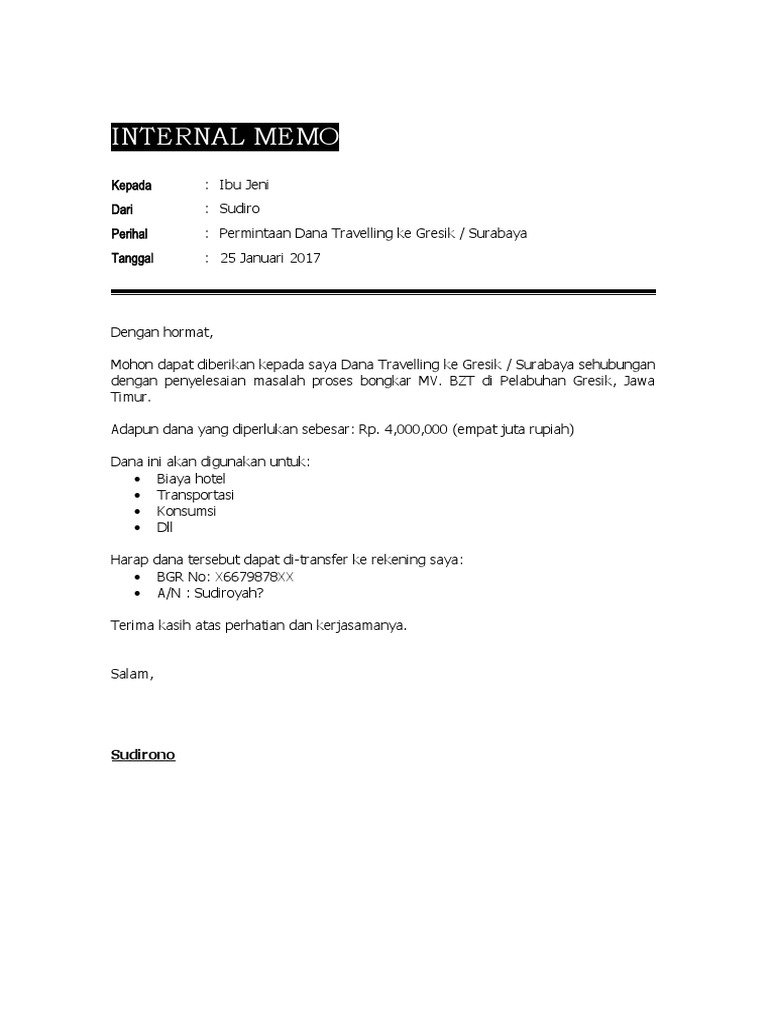 Internal Memo | PDF