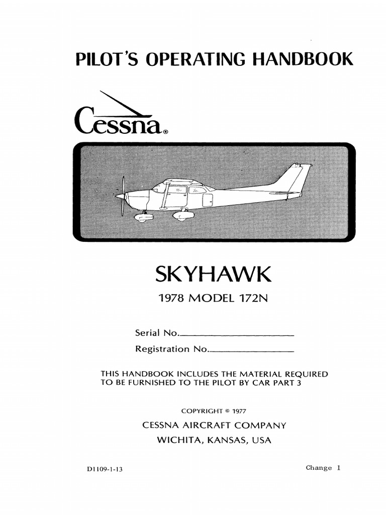 Cessna 172N POH | PDF