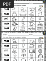 Trabajamos Las Sílabas Ma Me Mi Mo Mu PDF | PDF