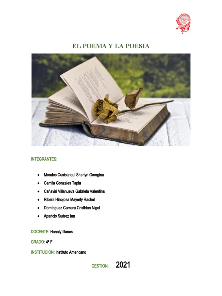 Exposicion El Poema y La Poesia 4º F | PDF | Poesía | Poesía lírica