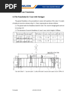 Design Calculations Tower Crane Foundation - Rev-C | PDF | Strength Of ...