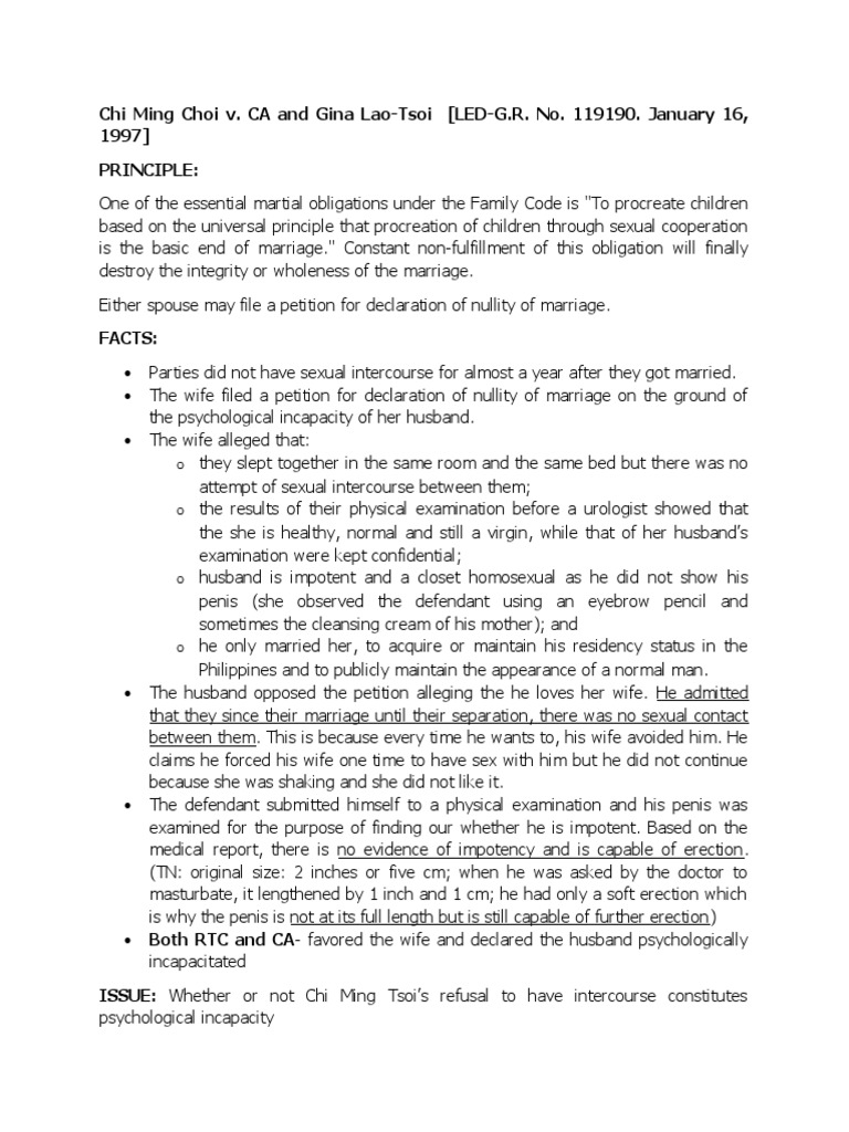 Chi Ming Choi Case | PDF | Marriage | Husband