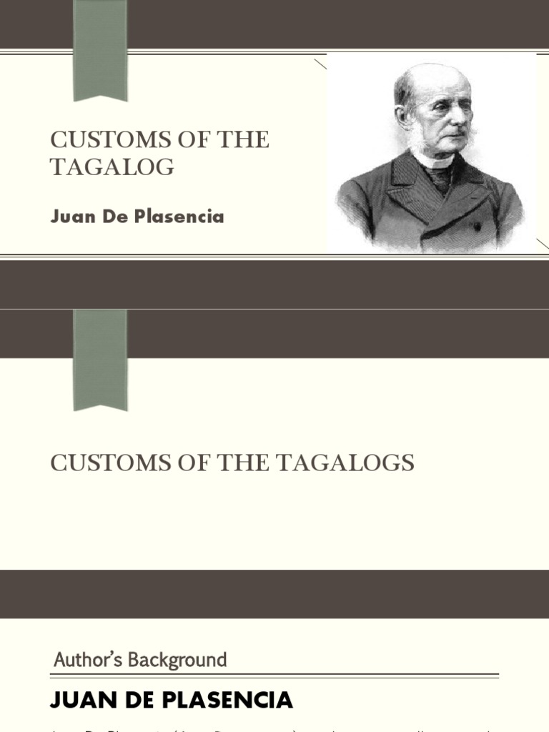 Customs of The Tagalog: Juan de Plasencia | Download Free PDF | Philippines