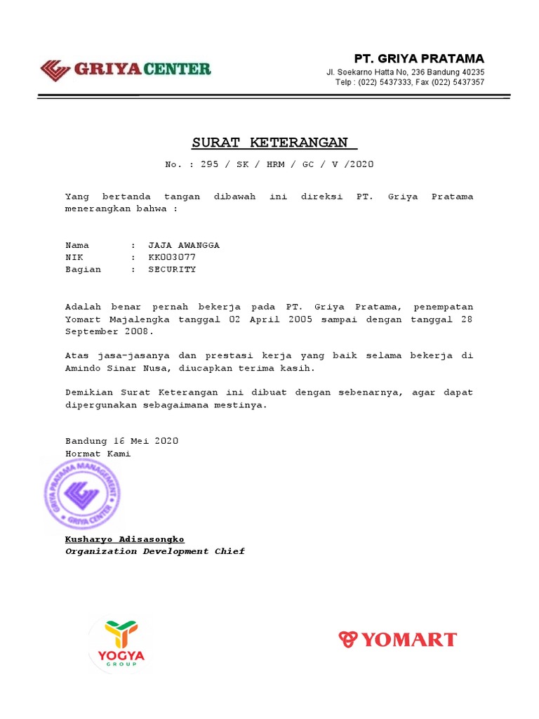Griya Pratama Yogya Mart | PDF
