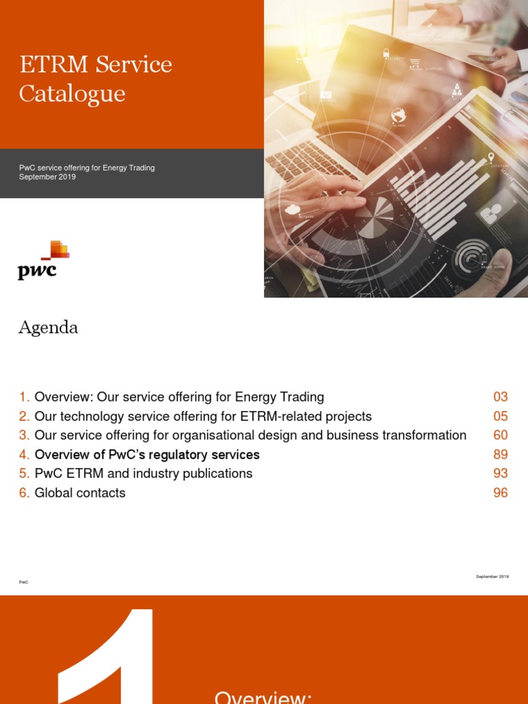 ETRM Service Catalogue Global 2019 | PDF | Project Management | Databases