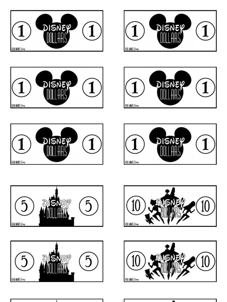 Disney Dollars | PDF