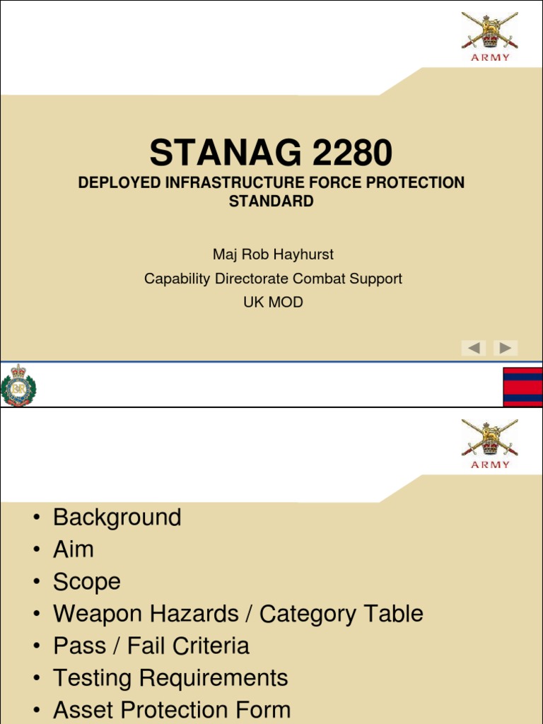 Nu - Stanag 2280 | Download Free PDF | Anti Tank Warfare | Mortar (Weapon)