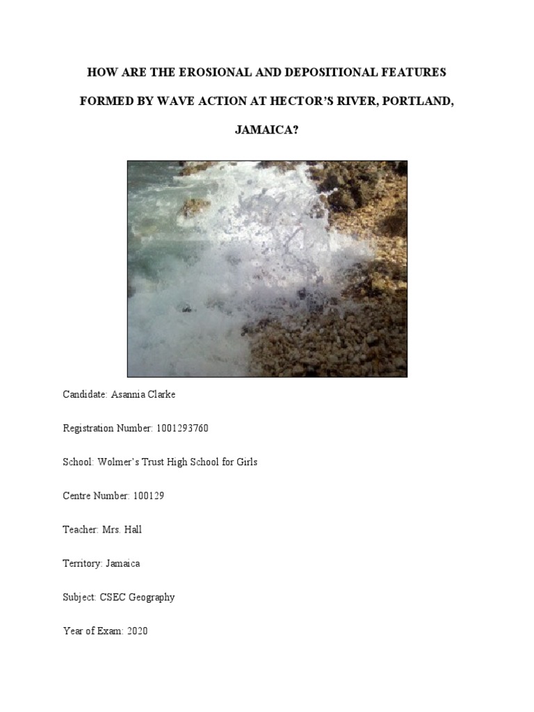 Geography Final Sba | PDF | Erosion | Coast