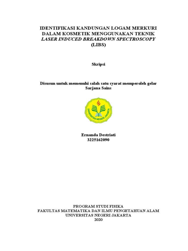 (Fix Banget) SKRIPSI REVISI - Ernanda Destriati - 3225162090 | PDF