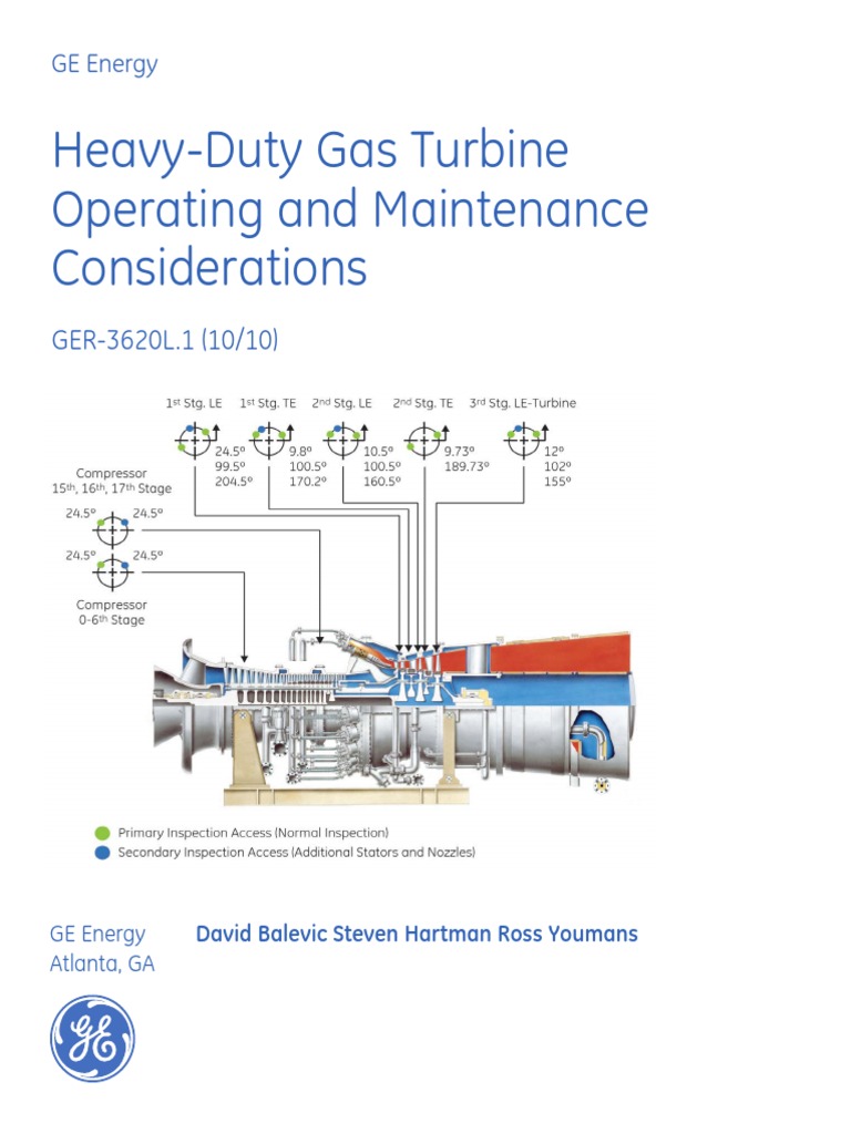 Heavy-Duty Gas Turbine Operating and Maintenance | PDF | Gas Turbine ...