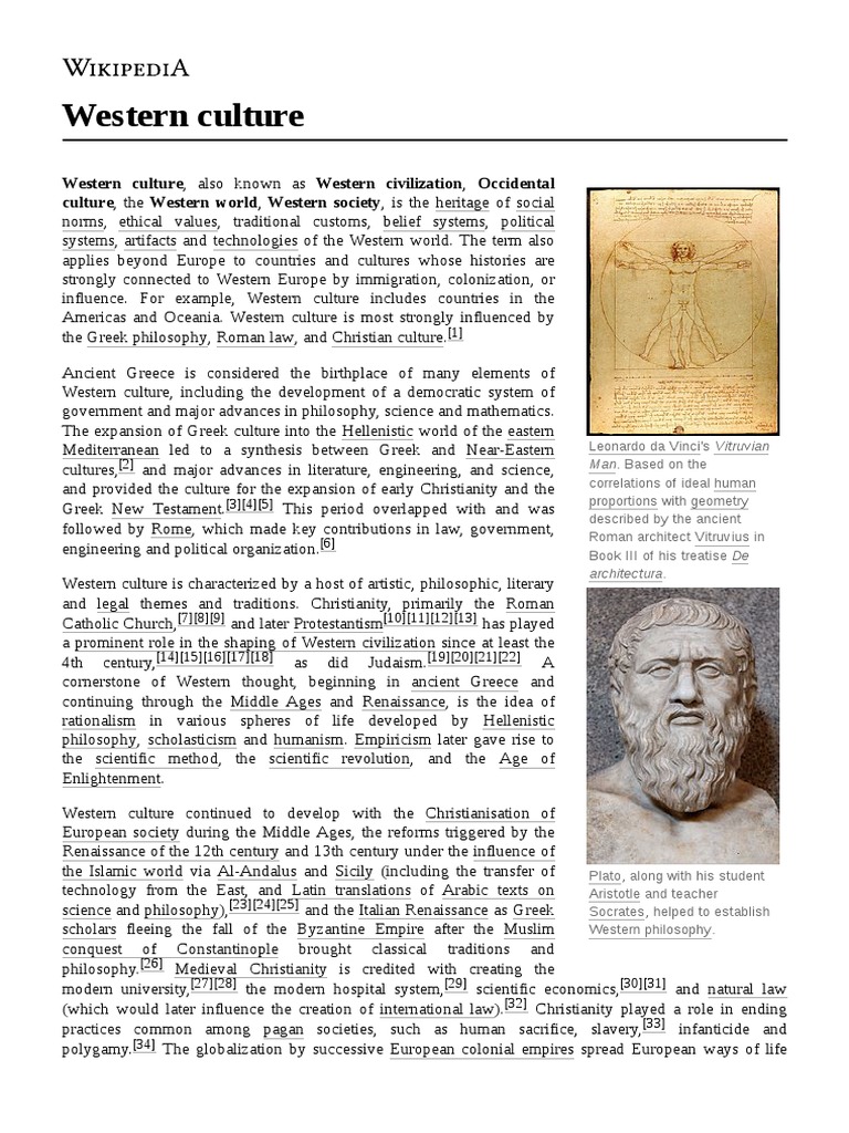 Western Culture | PDF | Western Culture | Byzantine Empire