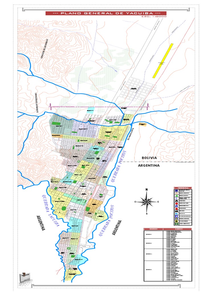 Plano General de Yacuiba 2017-1-1-1 | PDF