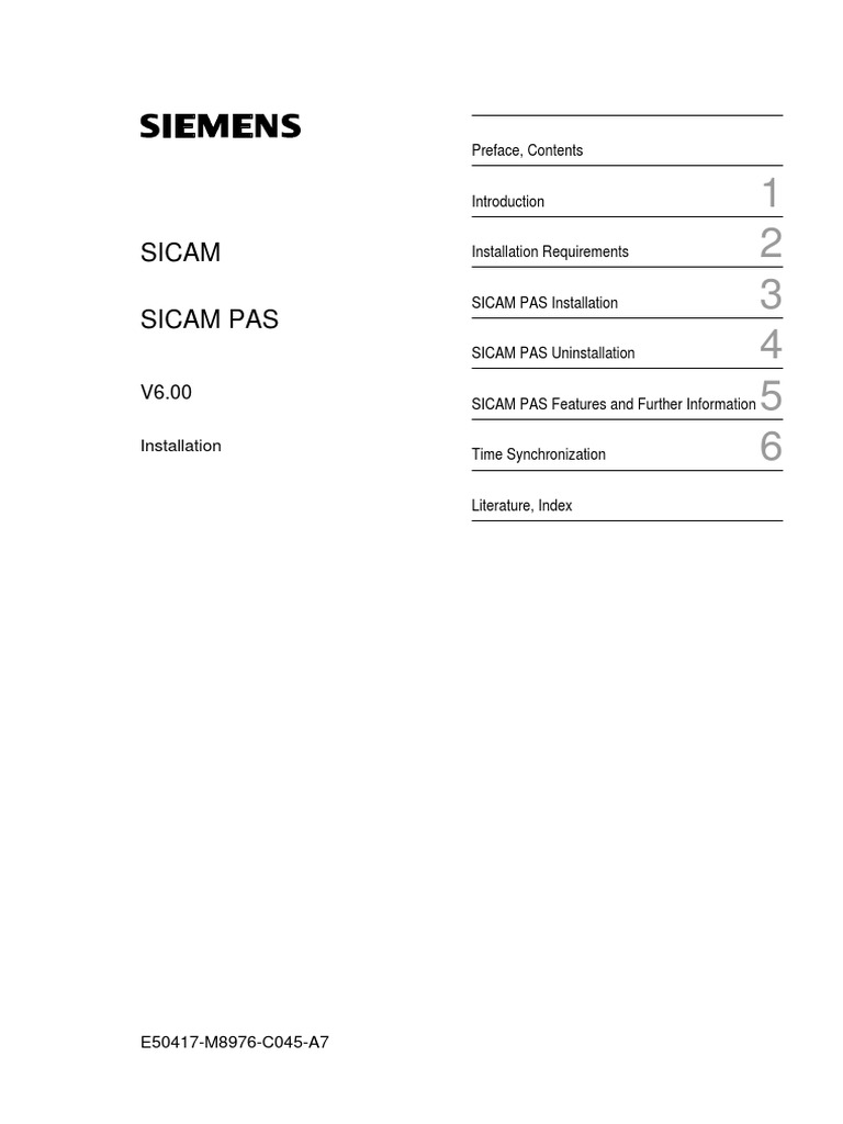 Sicam Pas Installation PDF Free | PDF | Installation (Computer Programs ...