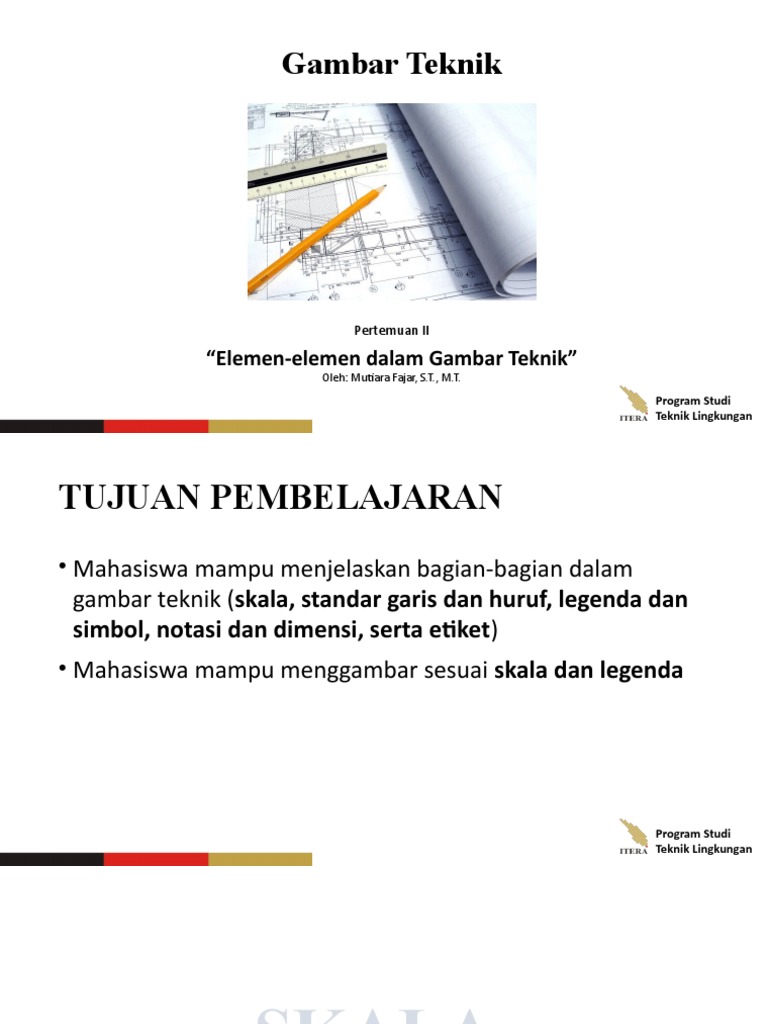 Gamtek - Elemen Pada Gambar Teknik | PDF