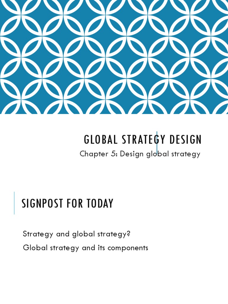 GSM Chapter 5 Global Strategy | PDF