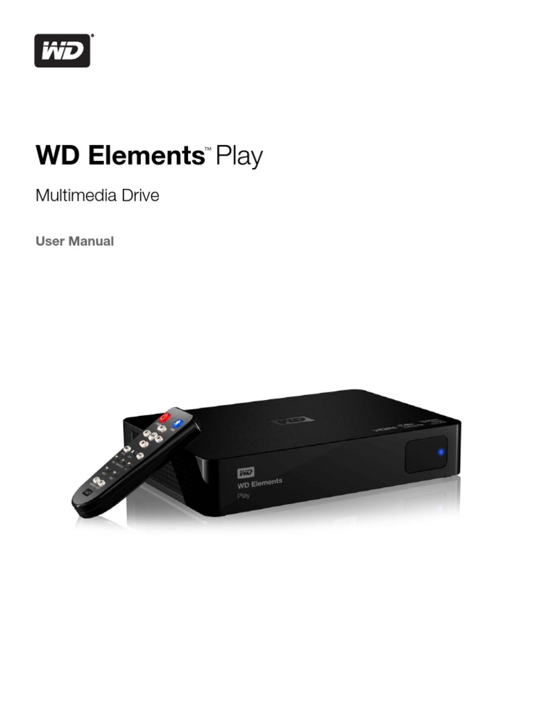 WD Elements Play Manual Eng | PDF | Hdmi | Computer File