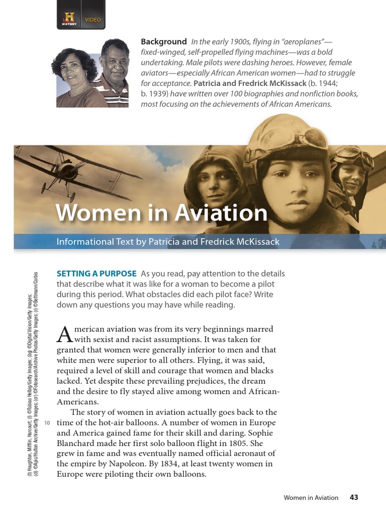 Women in Aviation | PDF | Essays | Aviation