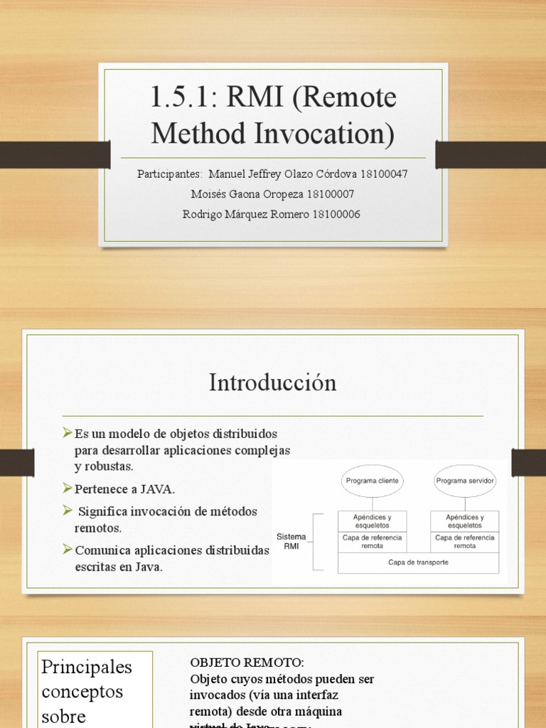 Presentacion Modelo RMI | PDF | Gestión de tecnología de la información ...