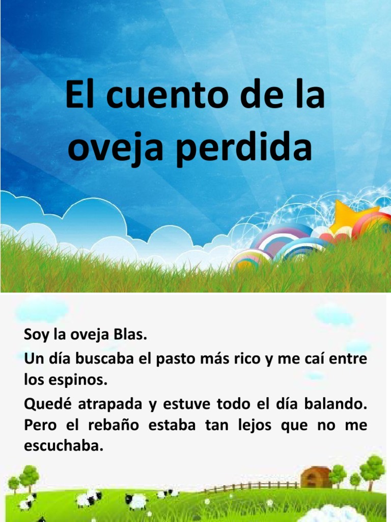 El Cuento De La Oveja Perdida 1 Y 2 Pdf