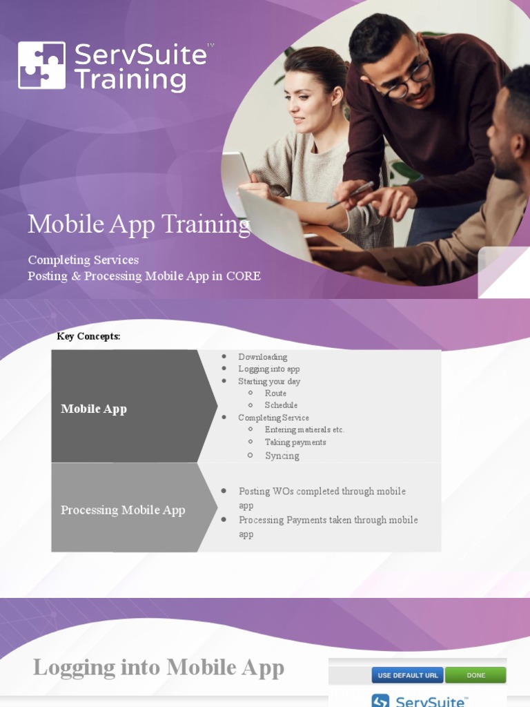 Mobile App Training: Completing Services Posting & Processing Mobile ...