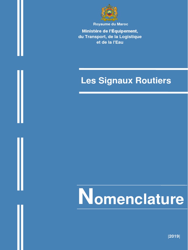 Les Signaux Routiers - Nomenclature | PDF | Véhicules | Aménagement ...