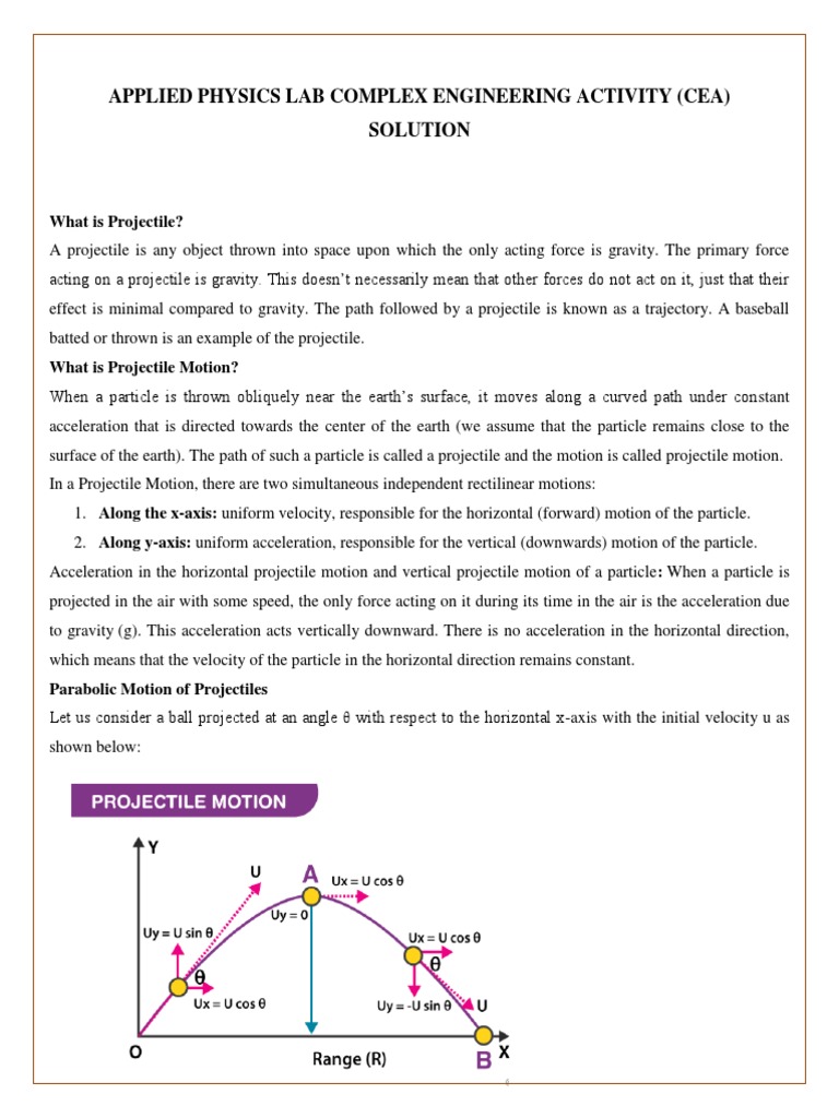 Applied Physics Lab Complex Engineering Activity (Cea) Solution | PDF ...