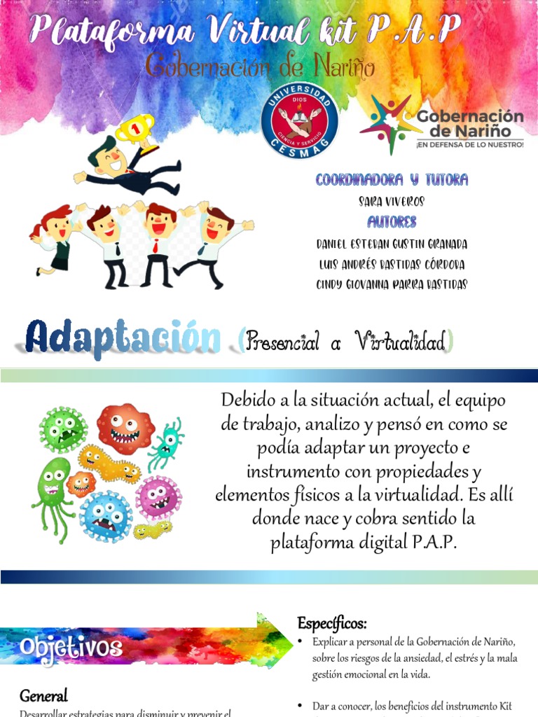 Adaptacion Kit P.A.P A La Virtualidad | PDF | Las emociones | Estrés ...
