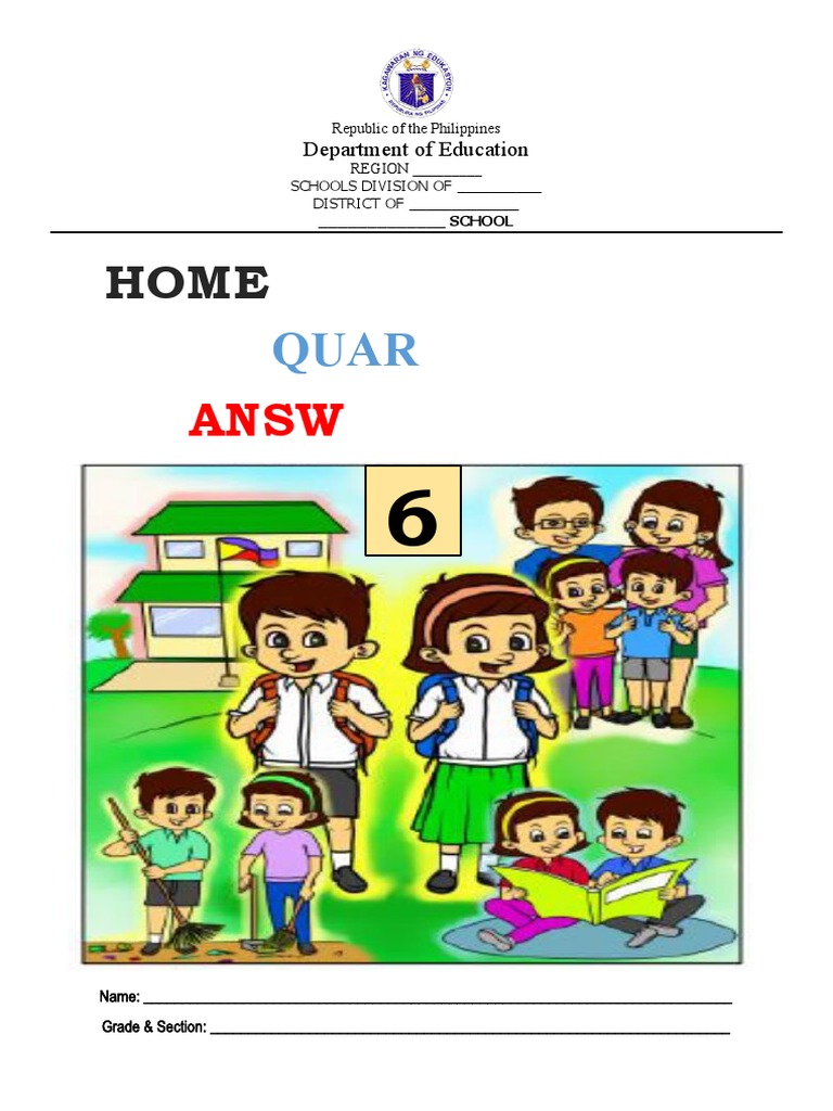 Homeroom Guidance 6 - Answer Sheet - Q1-Module 3 | PDF | Communication ...